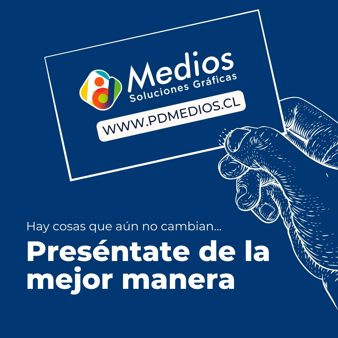 100 Tarjetas de presentación (Impresión 1 cara) – PD Medios