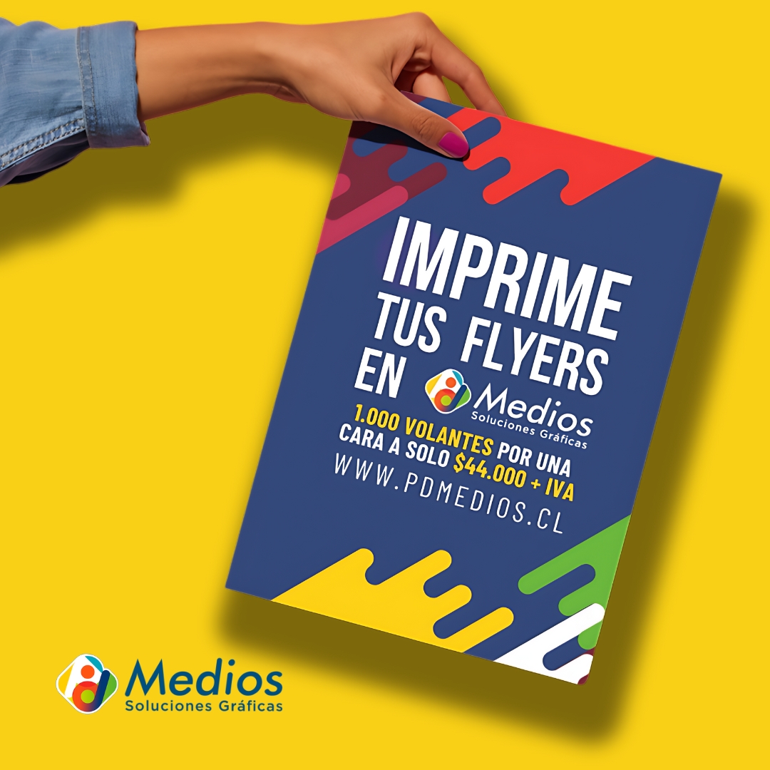 Pack de 1000 Flyers (Impresión 1 Cara) – PD Medios